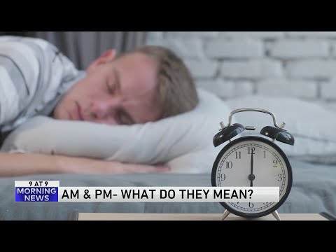 What do AM and PM stand for?