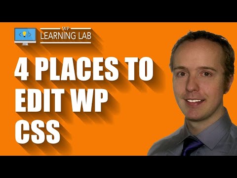 4 Places To Edit WordPress CSS | WP Learning Lab
