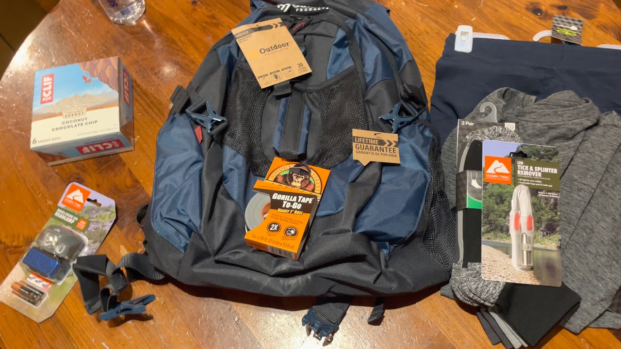 Walmart backpacking for cheap