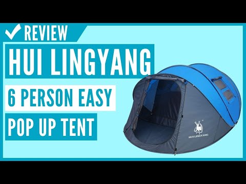 HUI LINGYANG 6 Person Easy Pop Up Tent Automatic Setup Review