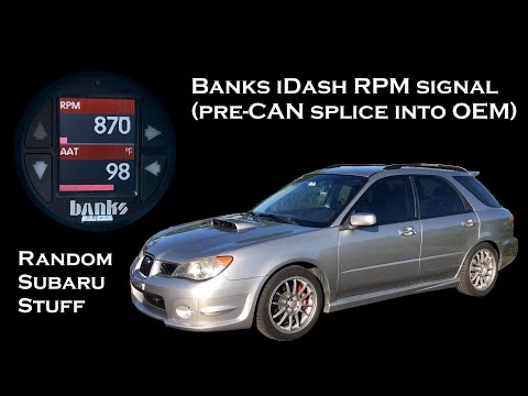 iDash and Modules on Subaru - Banks Power