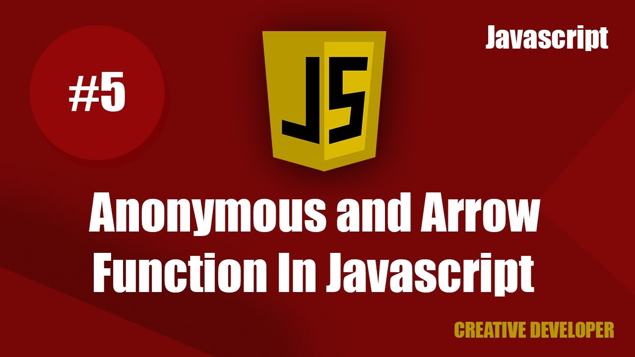 Arrow function || Anonymous function || Javascript || Javascript Tutorial || Javascript Course