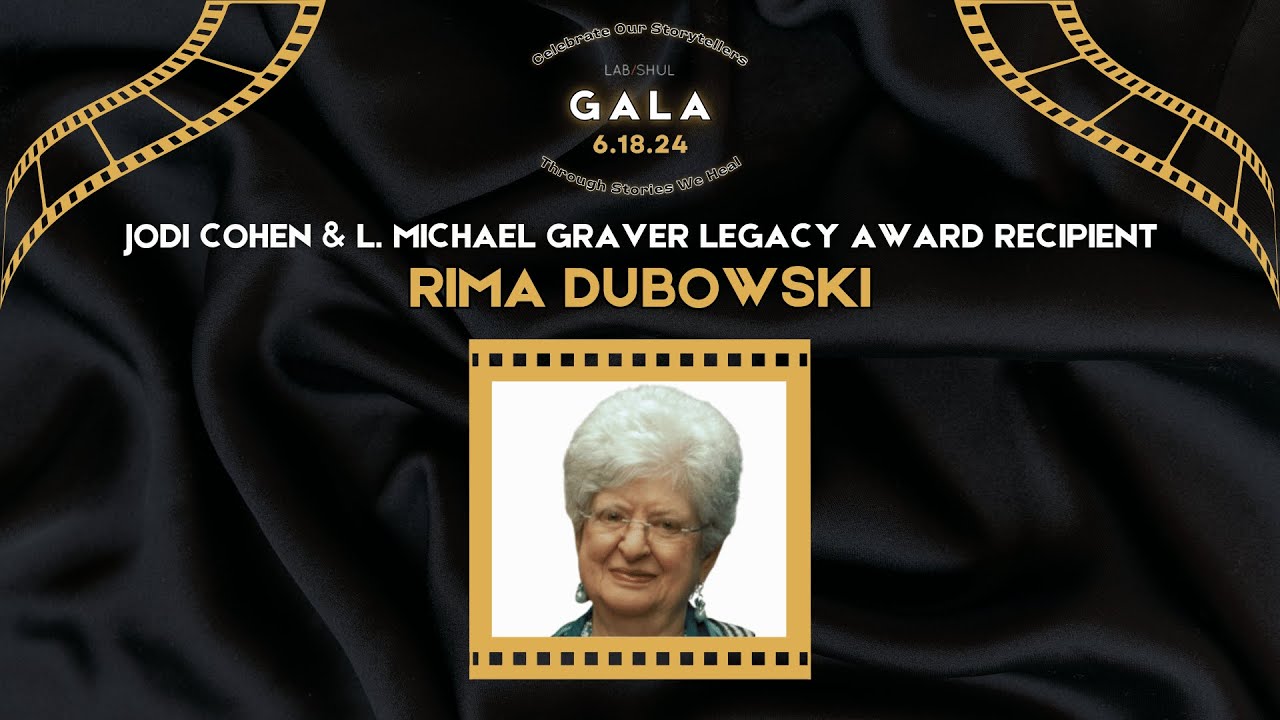Gala 2024 // 5784: Rima DuBowski Tribute - Jodi Cohen & L. Michael Graver Legacy Award
