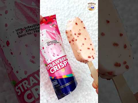 Mencari Dan Menemukan Jajanan Es Krim Aice Strawberry Crispy