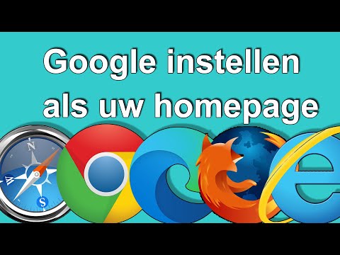 DU- Google instellen als startpagina