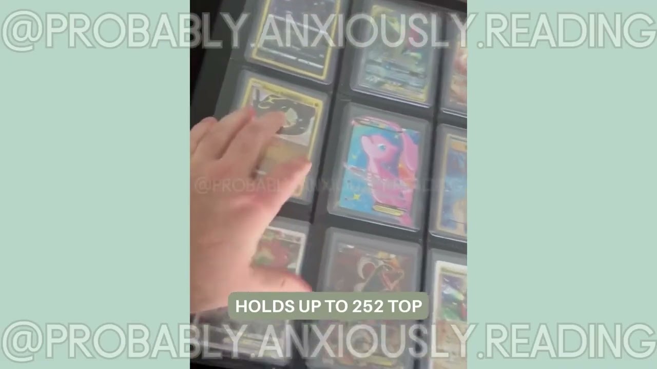 X PRO Toploader Binder   Holds 252 Toploaders