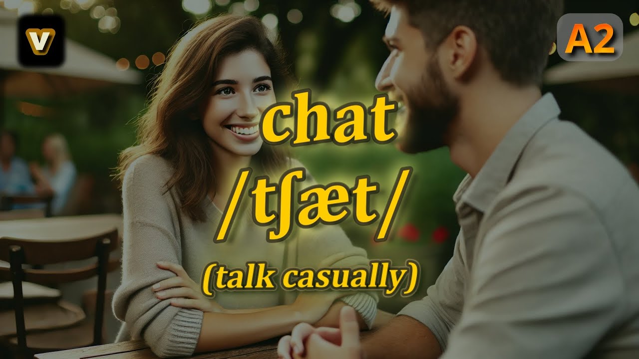 [v] Chat meaning (talk casually) with 5 examples