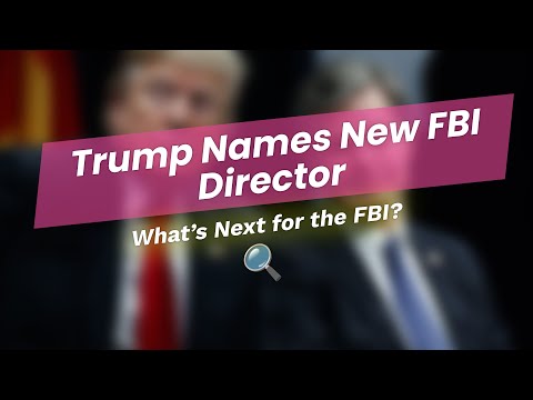 Trump Names Brian Driscoll Acting FBI Director! 🤔💼
