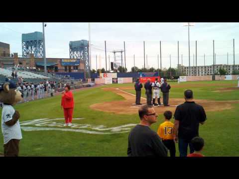 Crystal Singing the National Anthem