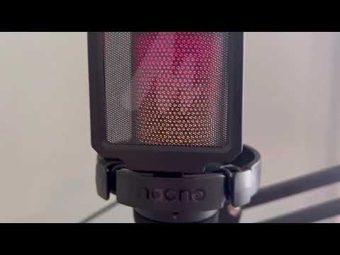 MAONO Gaming USB Microphone, Noise Cancellation Condenser Mic - Mute, Gain, Monitoring, Boom Arm