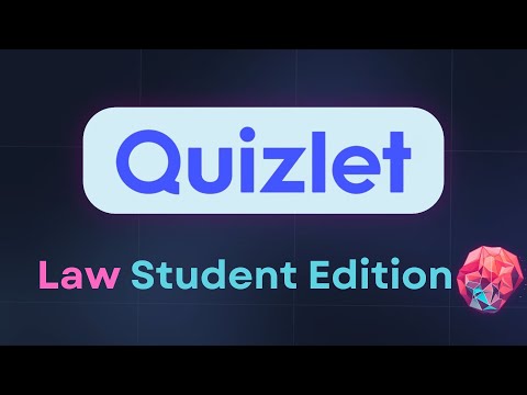 Quizlet AI: Law Student Edition