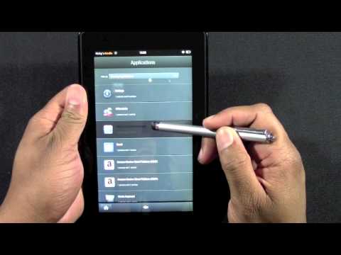Kindle Fire: How to Close Running Apps | H2TechVideos
