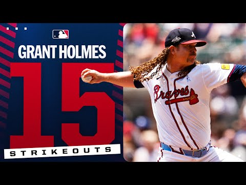 15 STRIKEOUTS! 😤 Grant Holmes records the most strikeouts in game this season!