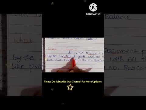 What is Invoice