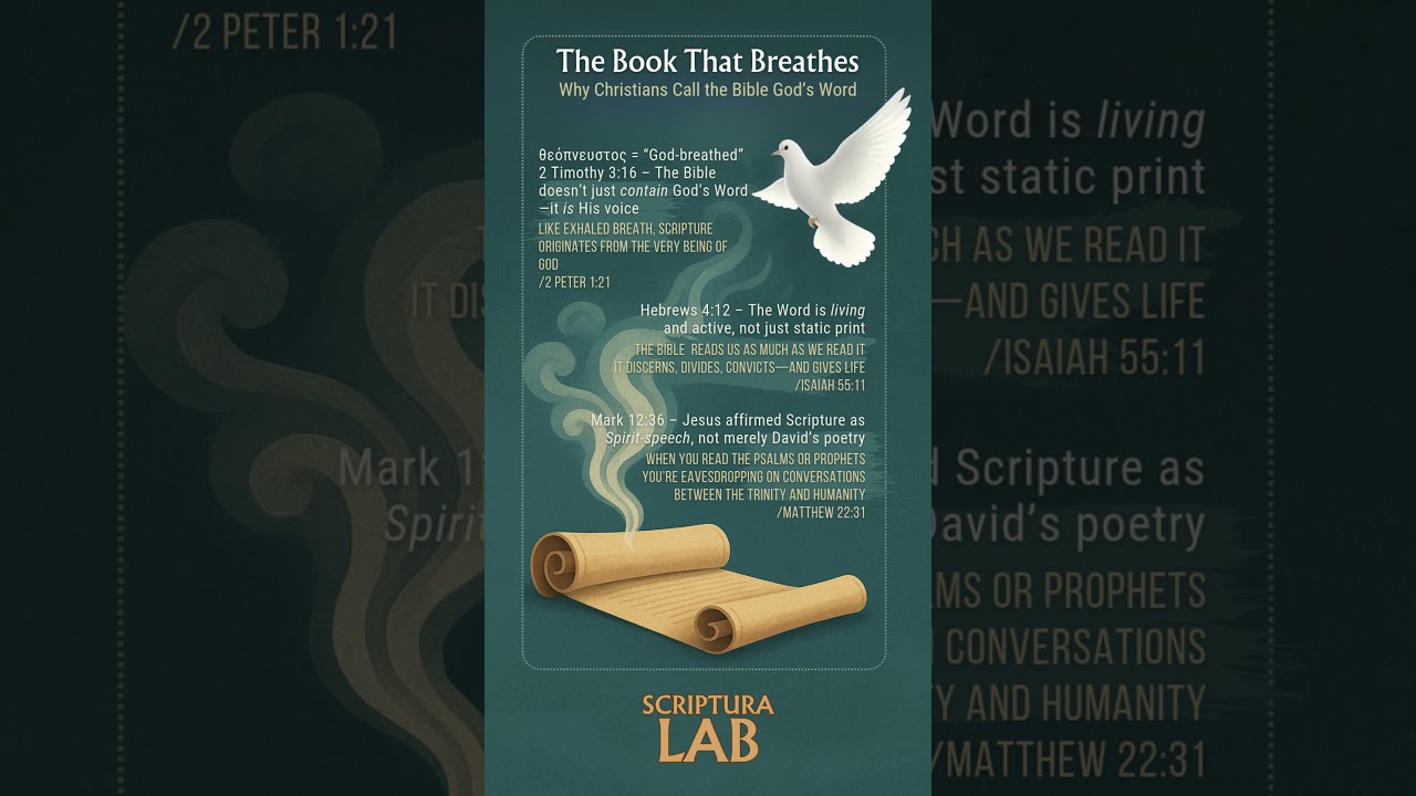 The Book That Breathes | Why Christians Call the Bible God’s Word