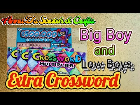 $29 mix of the Big Boy and Low boys of Crossword. Colorado Scratch Off Tickets