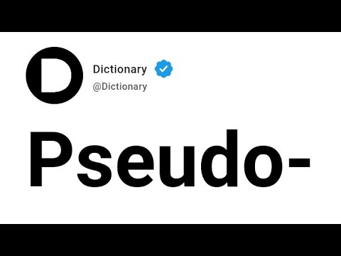 Pseudo- Meaning In English