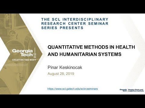 Quantitative Methods in Health and Humanitarian Systems