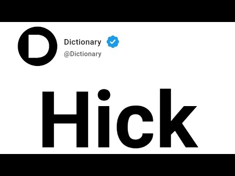 Hick Meaning In English