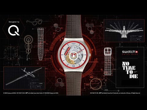 No Time To Die Swatch Q Watch James Bond 007museum Nybro Sweden | James ...