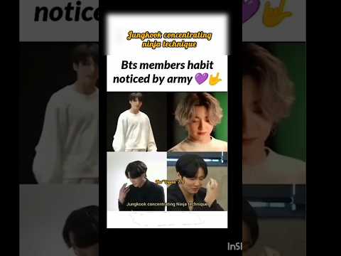 All BTS member( habit) noticed๐ซฃ by army ๐||pls like ๐คshare and subscribe. #bts #ot7 #kimtaehyung