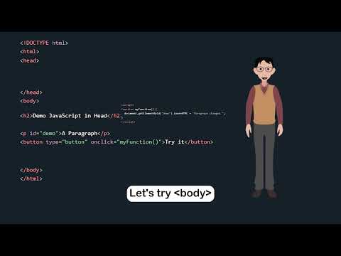 JavaScript Where to? - Part 2 - Head and Body - #w3schools #javascript #programming