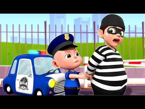 Super Police Car Lost Siren ???? | Car Repair Song + Police Song | Rosoo Nursery Rhymes & Kids Songs