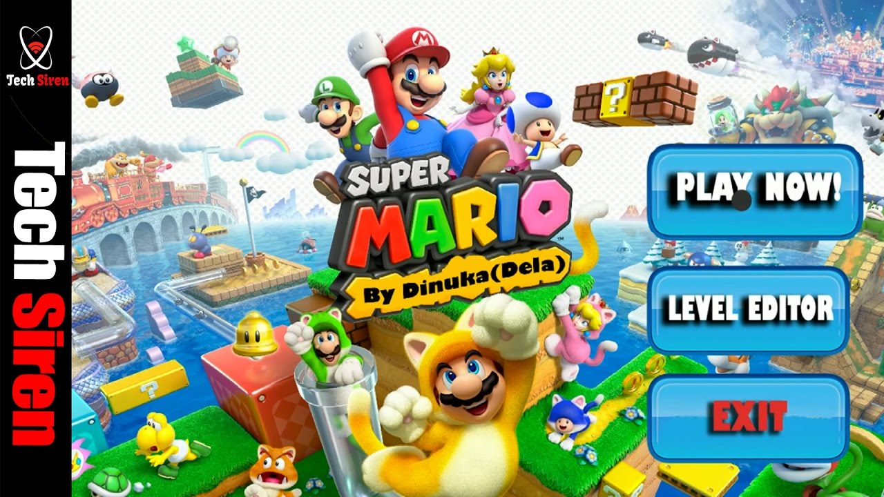 Develop mario with java with source code