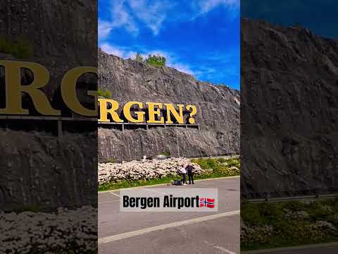 Bergen Airport in Flesland 🇳🇴 #airport #bergen #norway #travelvlog #shortvideo #shorts #fyp #fy
