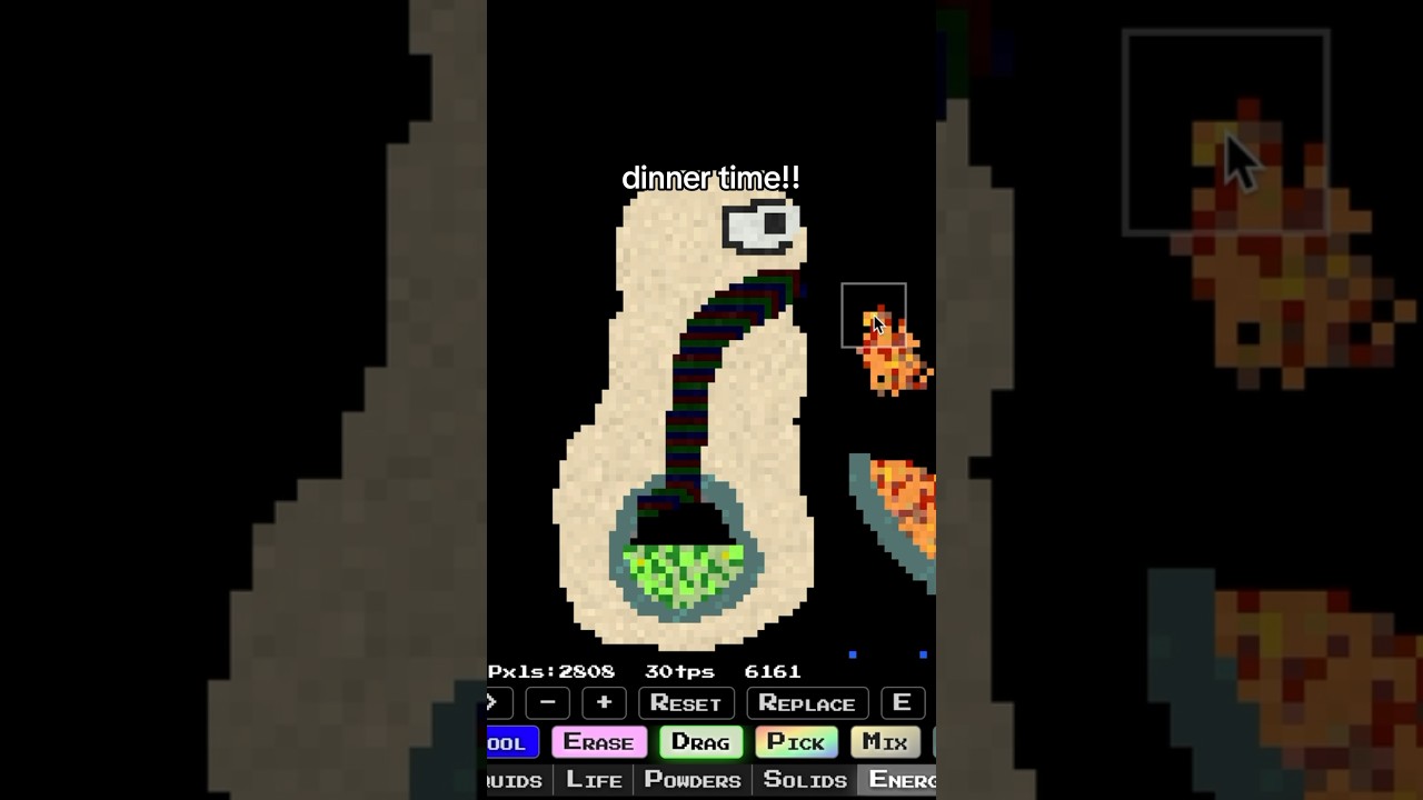 🛗 DIGESTIVE TRACT tutorial #sandboxels #browsergame