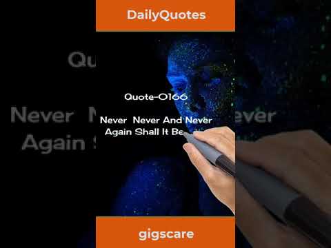 Inspirational Quotes Never  Never And #short