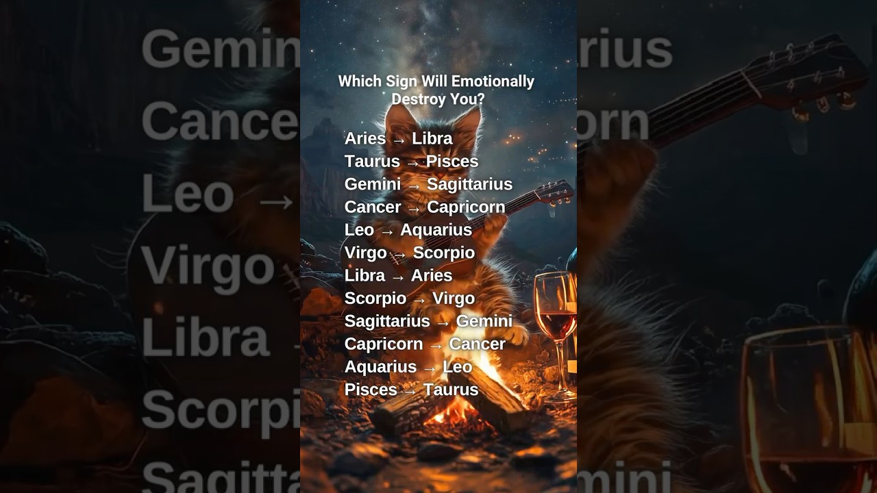 Which sign will emotionally destroy you? #zodiac #zodiacs #horoscope #horoscopes