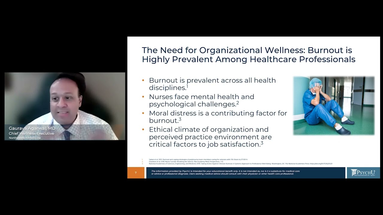 Professional Mental Wellness: The Role of Organizational & Occupational Health