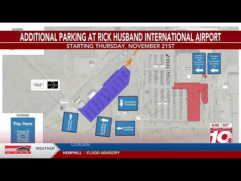 VIDEO: Rick Husband Amarillo International Airport adds additional parking ahead of holidays