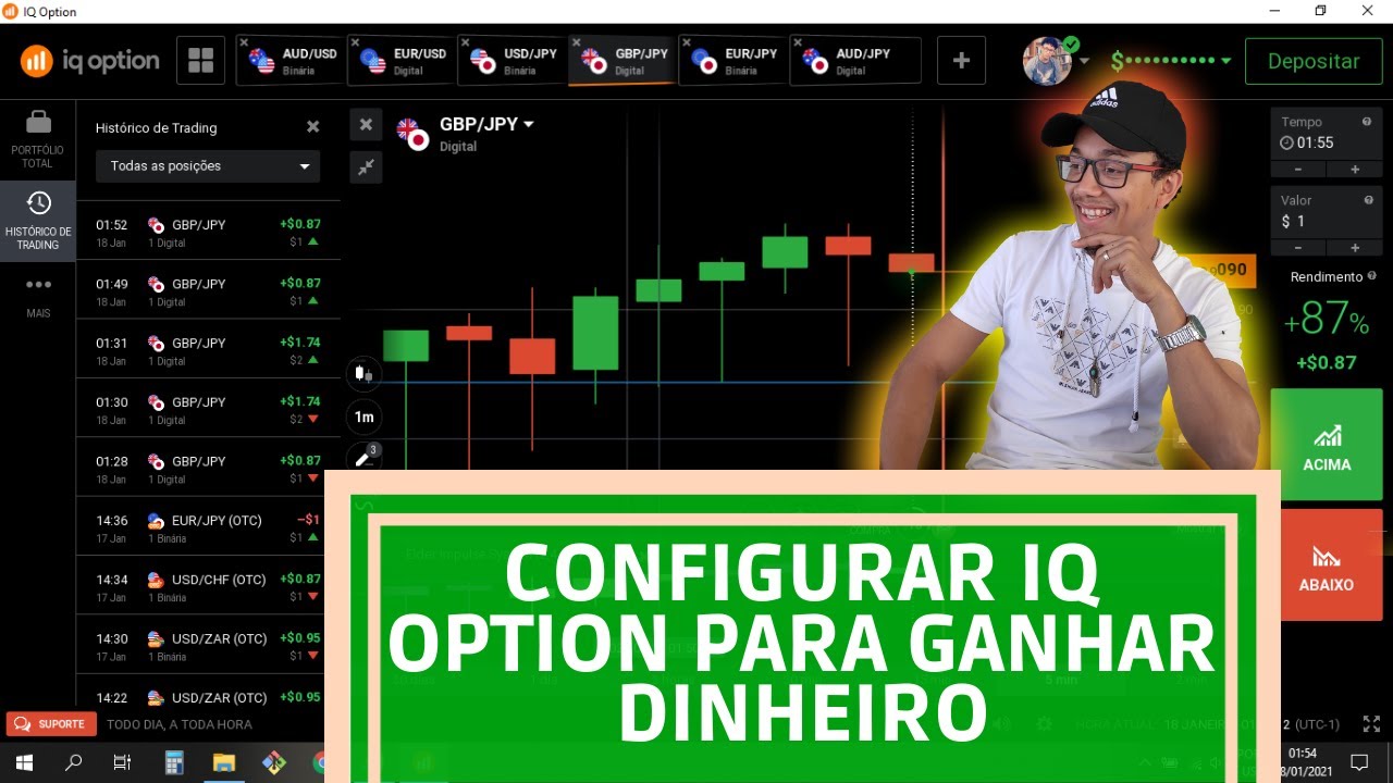 COMO GANHAR DINHEIRO NA IQ OPTION -- CRIAR CONTA, INSTALAR E CONFIGURAR A SUA CORRETORA.