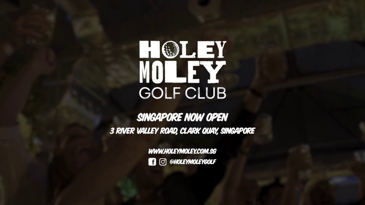 Holey Moley Clarke Quay Singapore launch!
