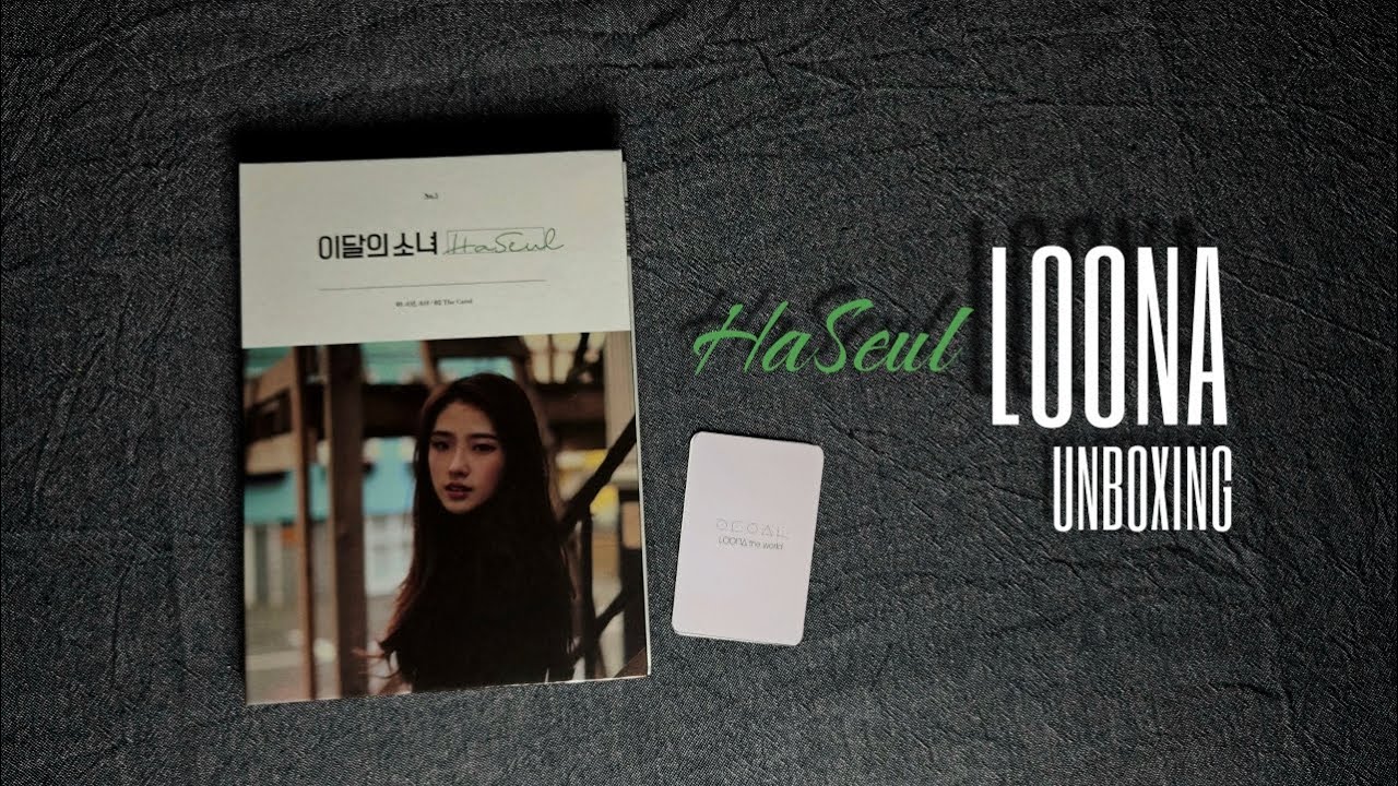 Unboxing Haseul's solo album [LOONA]