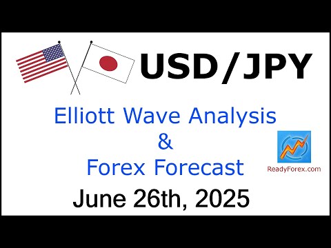 USD JPY Elliott Wave Analysis | Forex Forecast | June 26 2025 | USDJPY Analysis Today