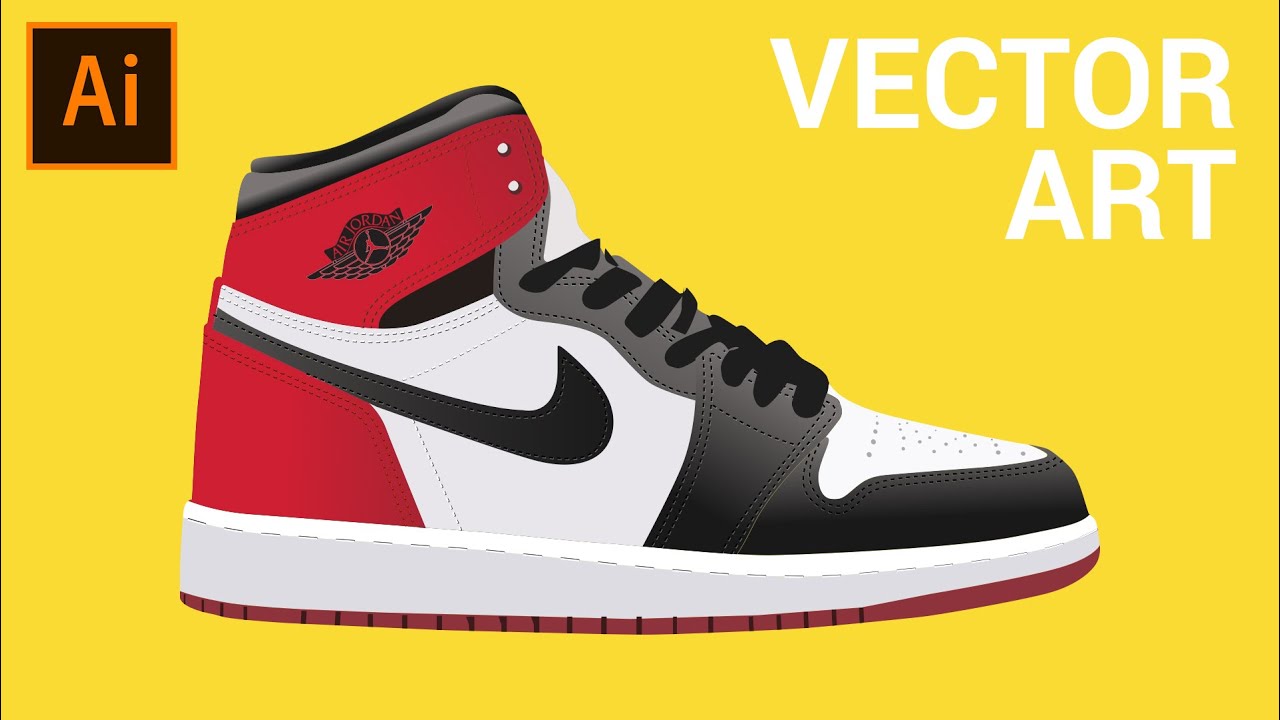 Sneaker Vector illustration in Adobe illustrator