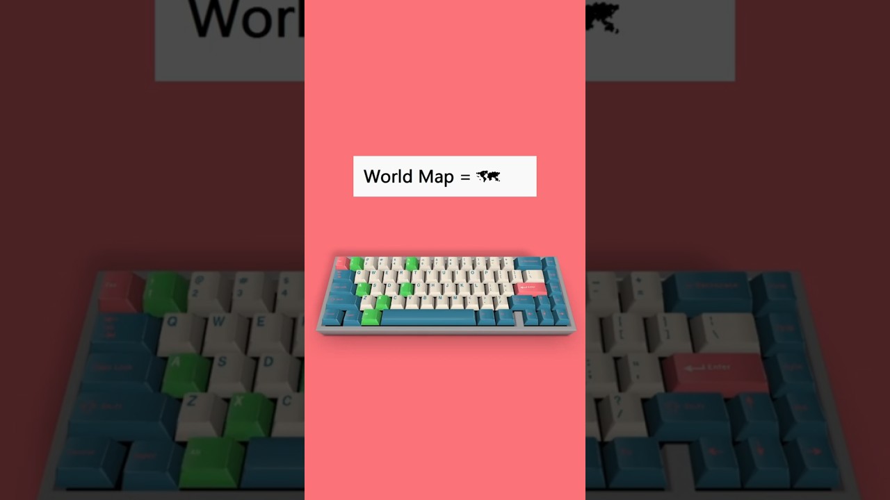 World Map 🗺 | Unicode Shortcut Key (Code 1F5FA) | #computer #Symbol #typing #keyboard #tricks