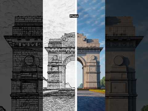 Turn Any Image into Line Art (Grayscale Effect) in Photoshop! 🖤 #PhotoshopShorts #editing #pixora