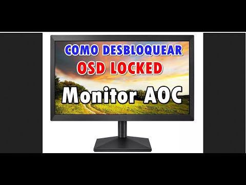 Como desbloquear OSD LOCKED Monitor AOC