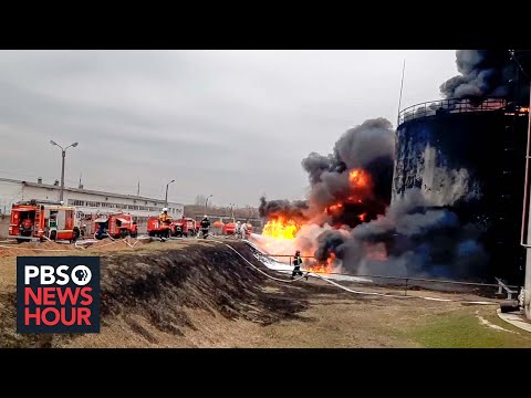 Russia claims Ukrainian forces struck fuel depot in cross-border attack