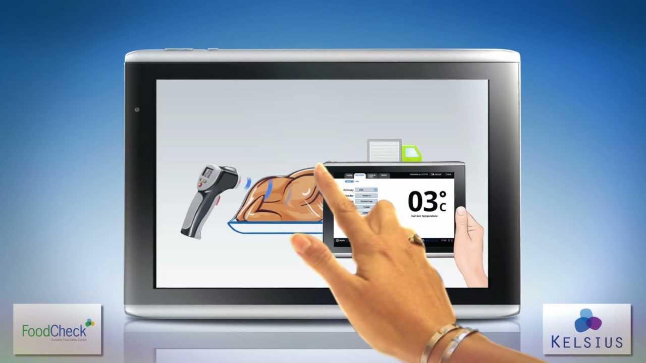 FoodCheck from Kelsius : A revolutionary web-based solution for complete food safety control.HD