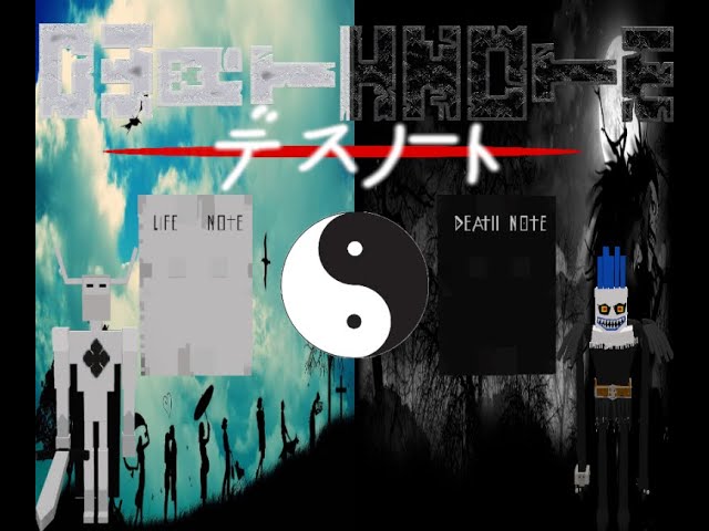 DeathNote and Lifenote Datapack Minecraft Data Pack