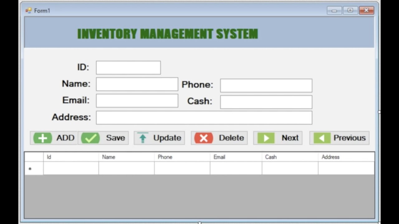 VB.Net Inventory Management System Source Code ( visual basic .net project with mysql database)part3