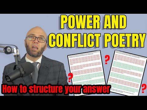 How to Organise Your AQA Anthology Poetry Comparison: My Advice