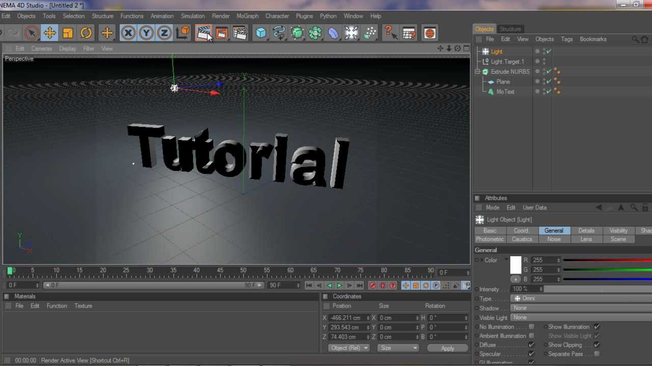 How To Use Cinema 4d r12 Basic Tutorial