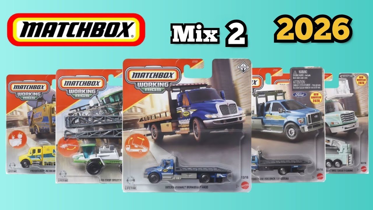 Matchbox 2026 Working Rigs Mix 2