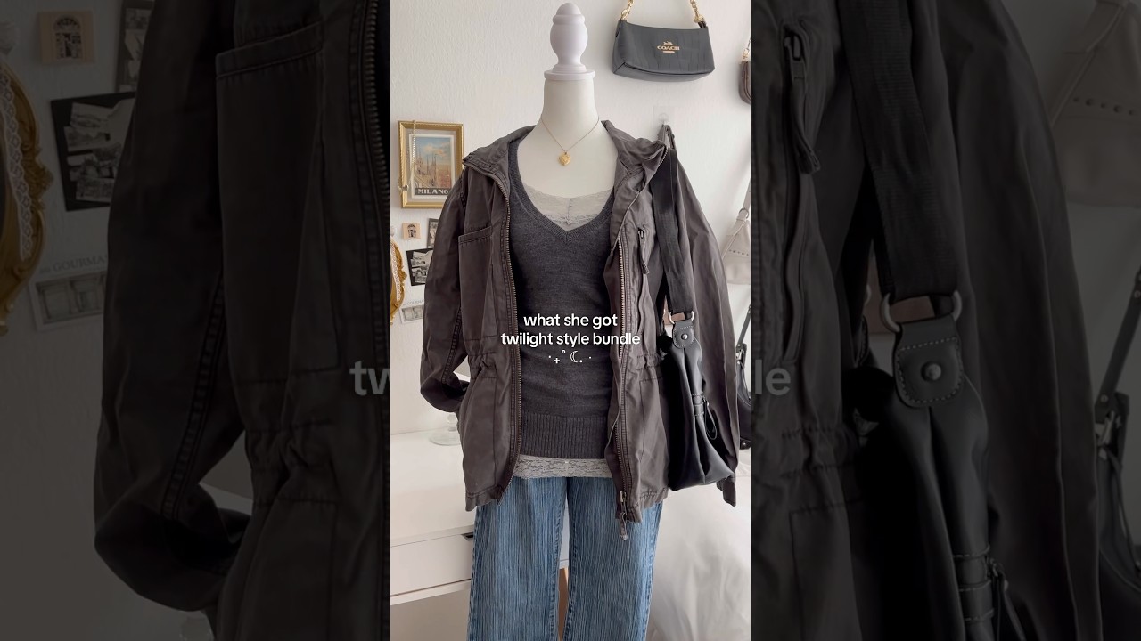 I love making these bundles ☪︎ #bellaswan #twilight #thriftstorefinds #outfitideas